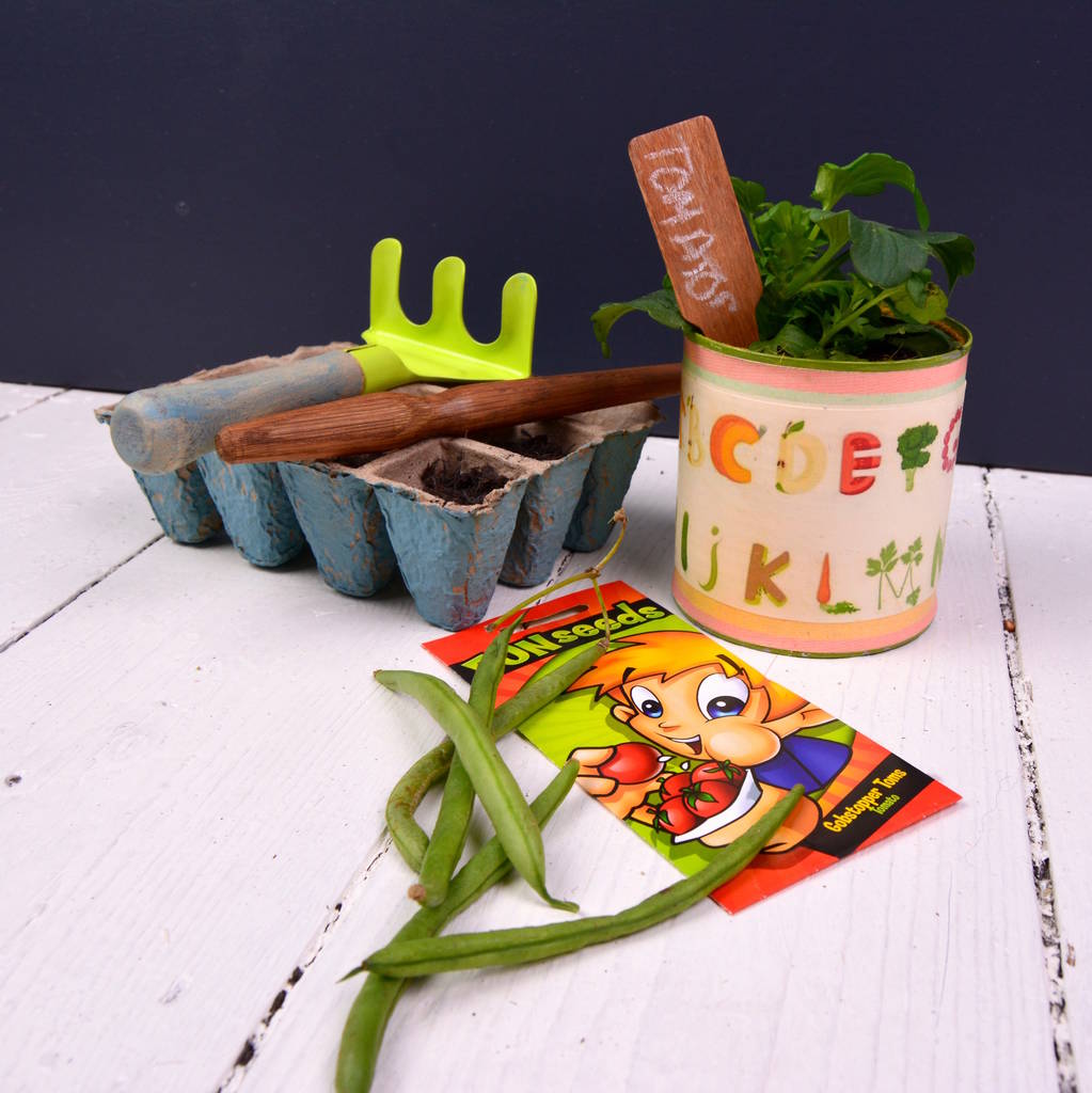 Kid's Grow Your Own Tomatoes And Runner Beans By Kenneth & Kenneth ...