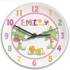 Kid's Clocks | Personalised Nursery Wall Clocks | notonthehighstreet.com