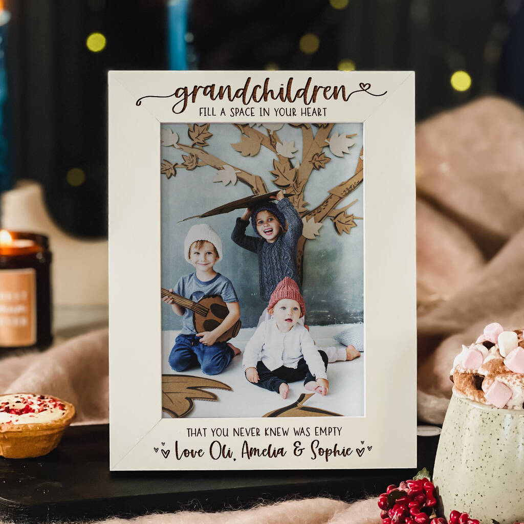 Personalised Grandchildren Picture Frame Grandma Gift By Secret ...
