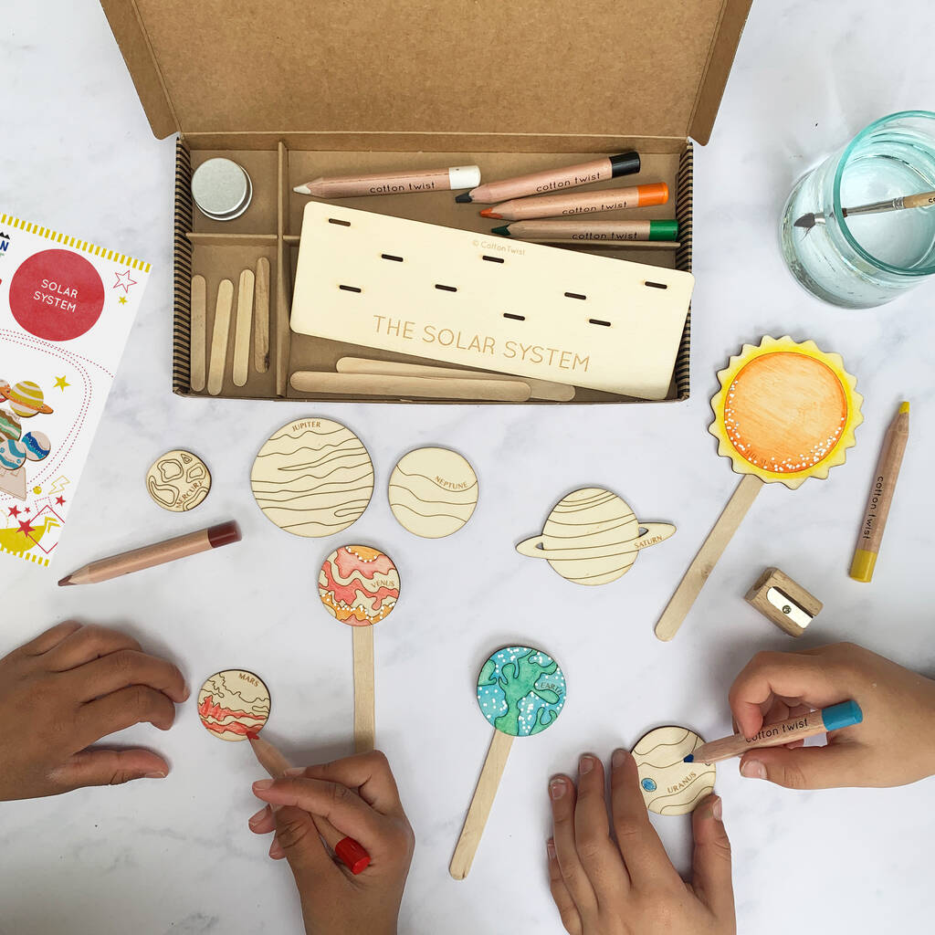 Personalised Solar System Craft Kit By Cotton Twist ...