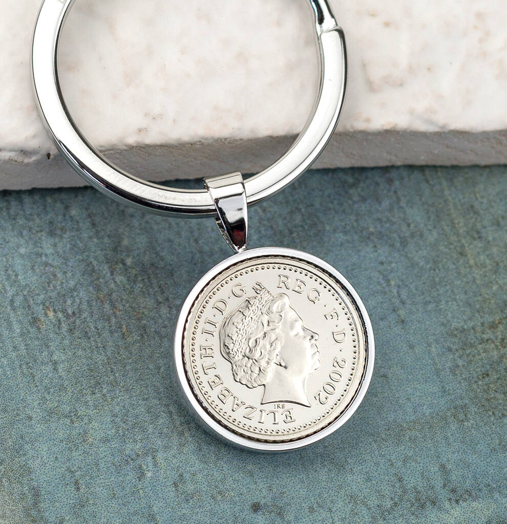 18th birthday five pence 5p coin keyring by ellie ellie ...