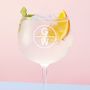 Personalised Monogram Gin Glass By The Glass Yard | notonthehighstreet.com
