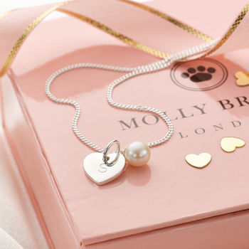 personalised my first pearl necklace by molly brown london ...