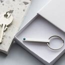 Minimalist Birthstones Keyring By Studio Hop | notonthehighstreet.com