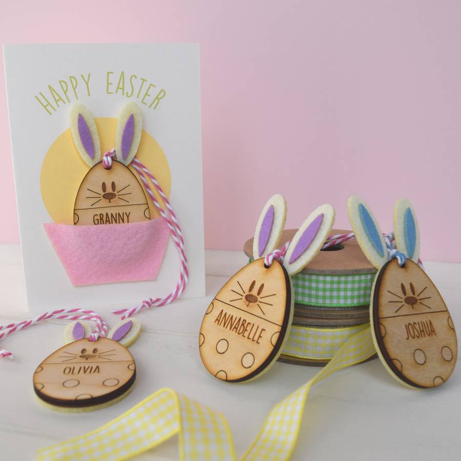 personalised boy's first easter decoration card by just toppers ...