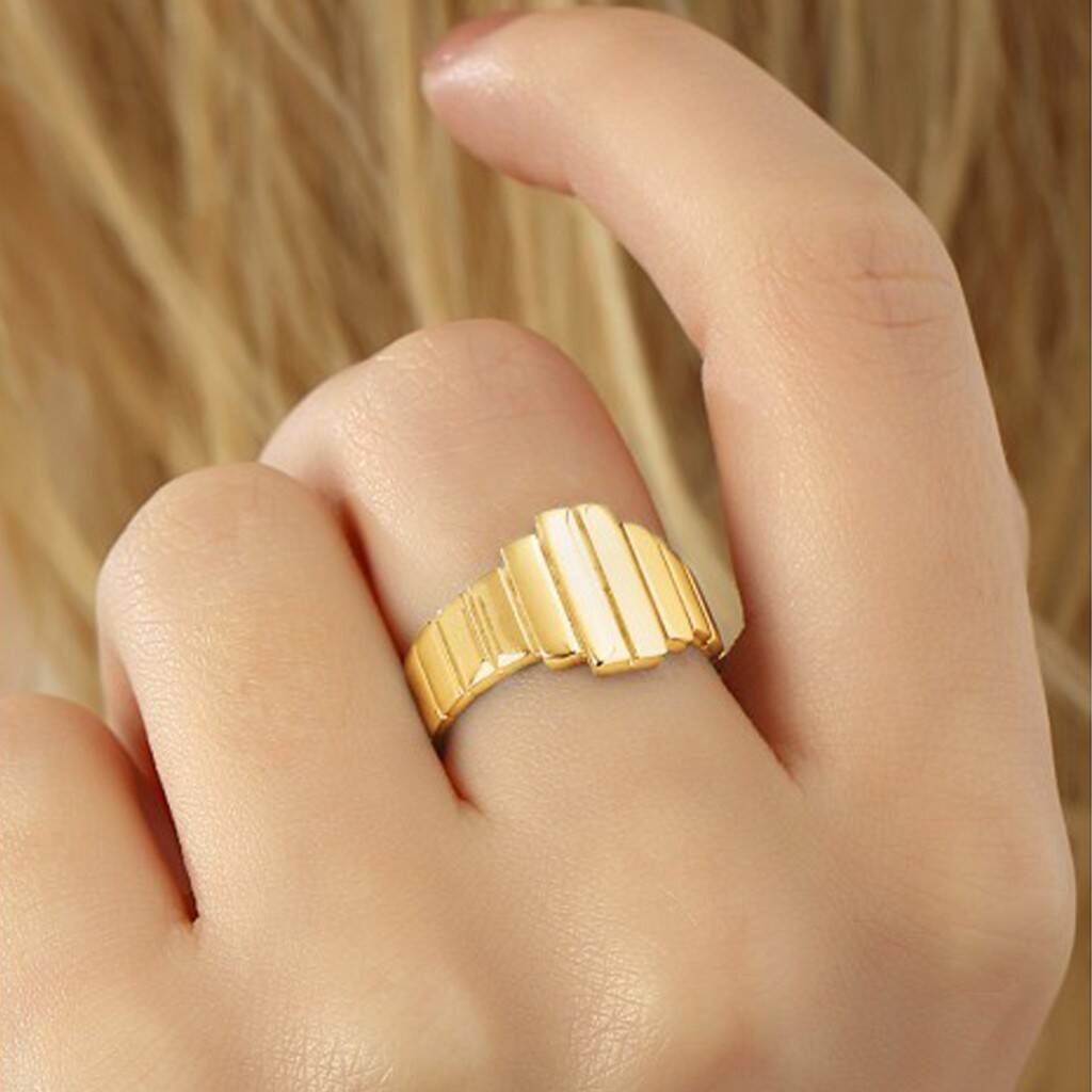 Multi Layered Bar Ring Sterling Silver By Spero London ...