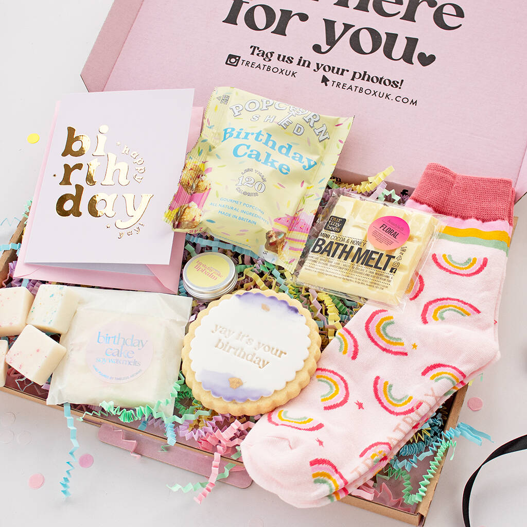 Birthday Wishes Ready To Go Treat Box By TreatBox | notonthehighstreet.com