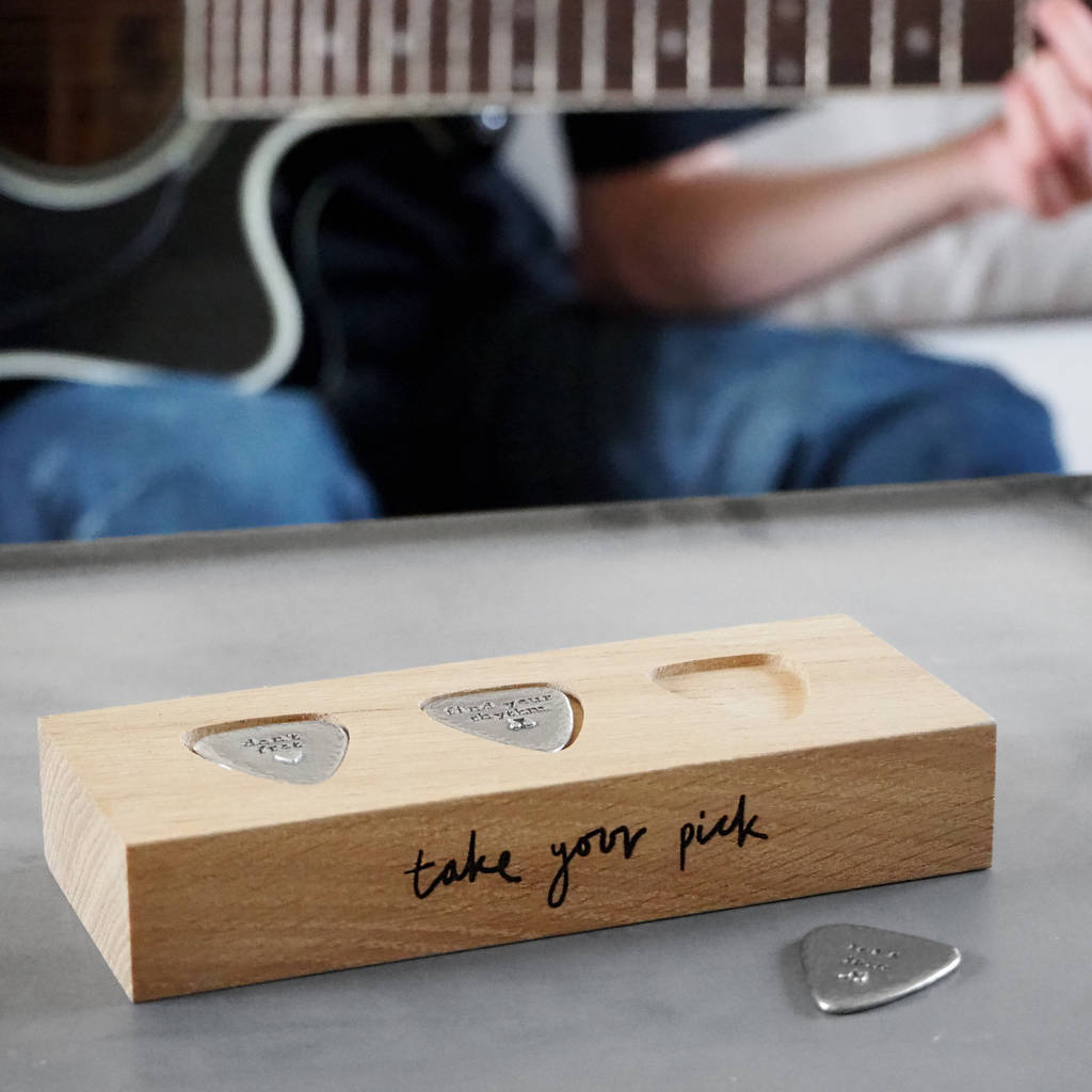 'take Your Pick' Guitar Plectrum Set By Kutuu | notonthehighstreet.com