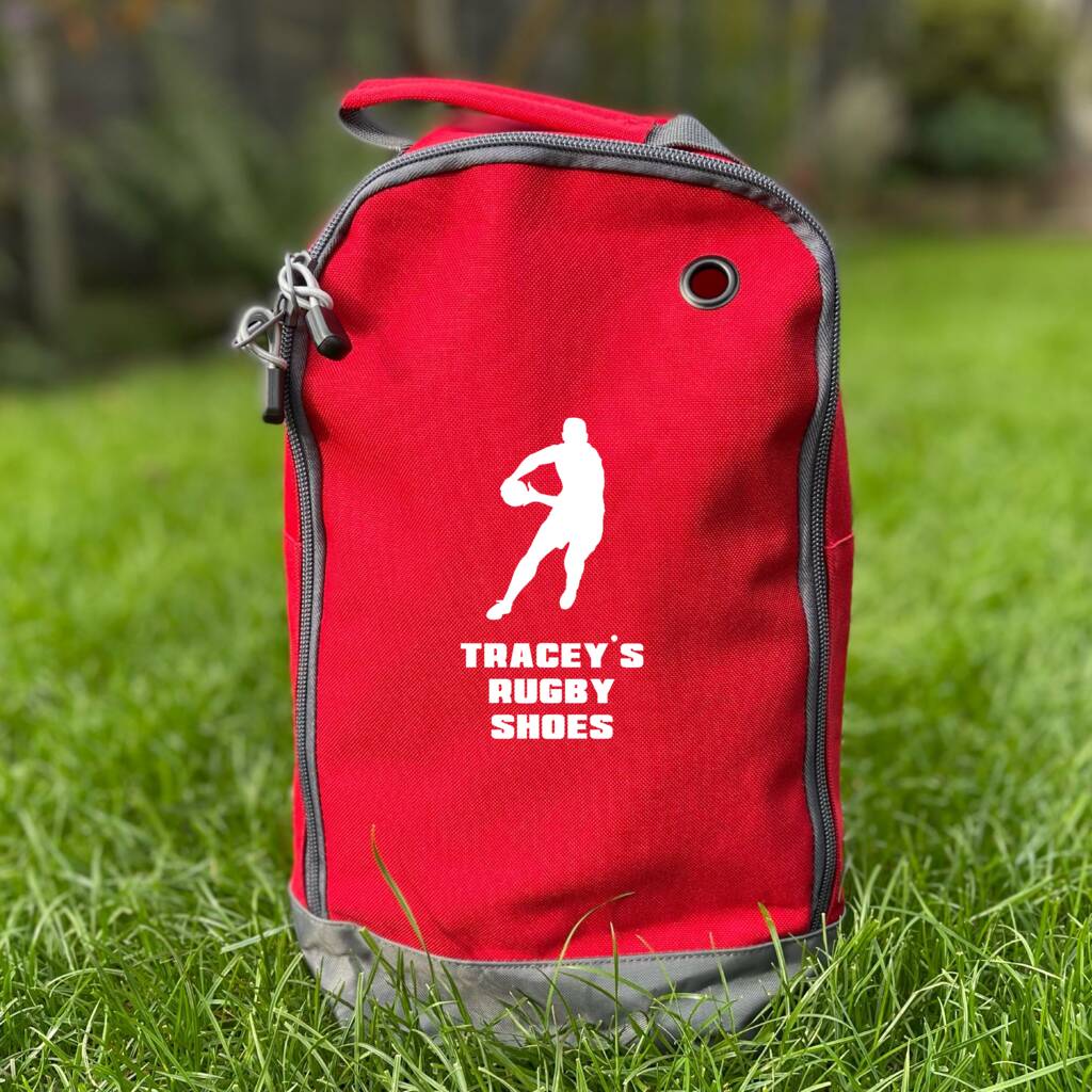 Personalised Rugby Shoes Boot Bag By Lovetree Design
