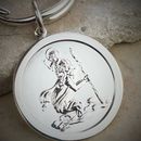 Personalised Saint St Christopher Key Ring By David Louis Design ...