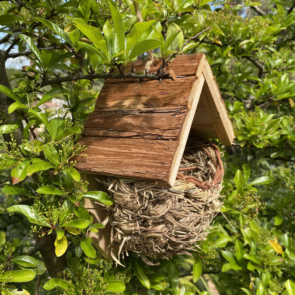 Duo Of Woven House Martin Bird Boxes By Garden Selections ...