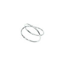 Sterling Silver Infinity Crossover Ring By Marion Made Jewellery ...