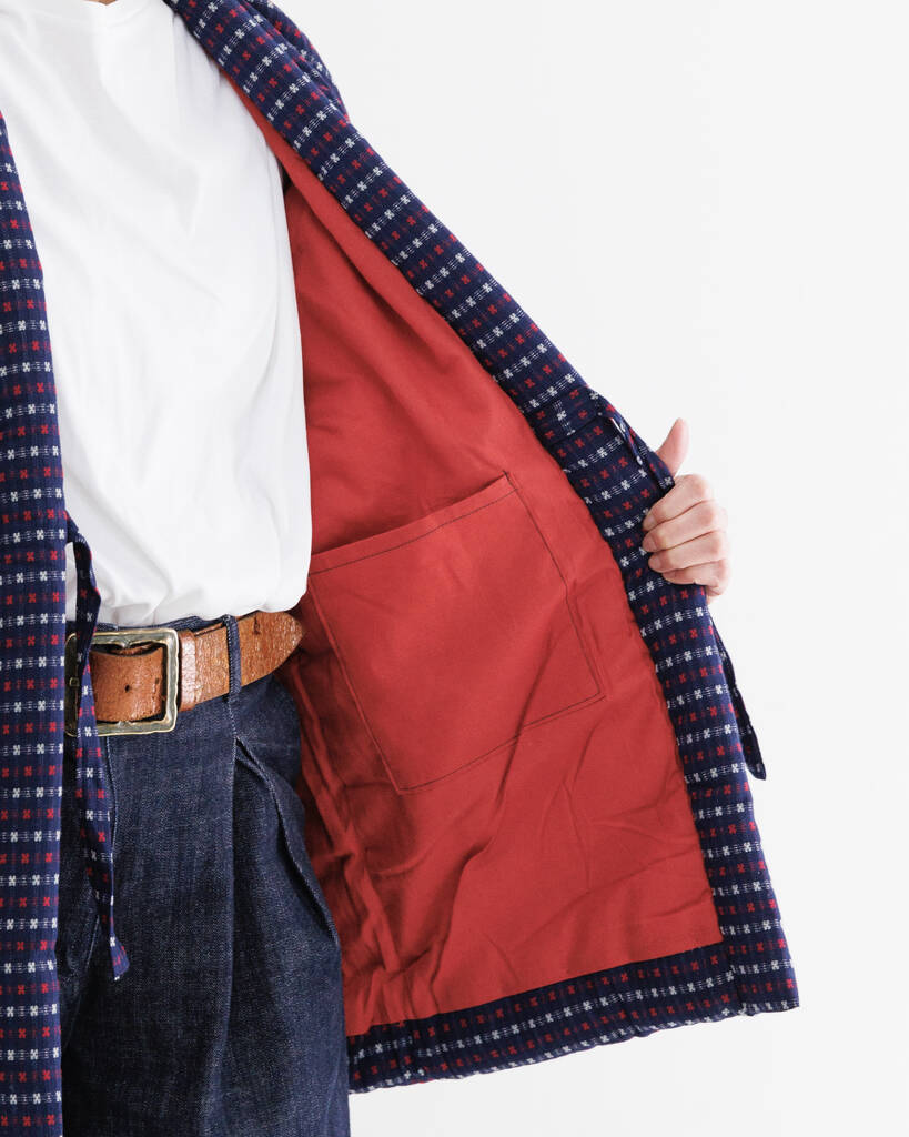 Japanese Padded Cotton Kimono Jacket By two persimmons ...