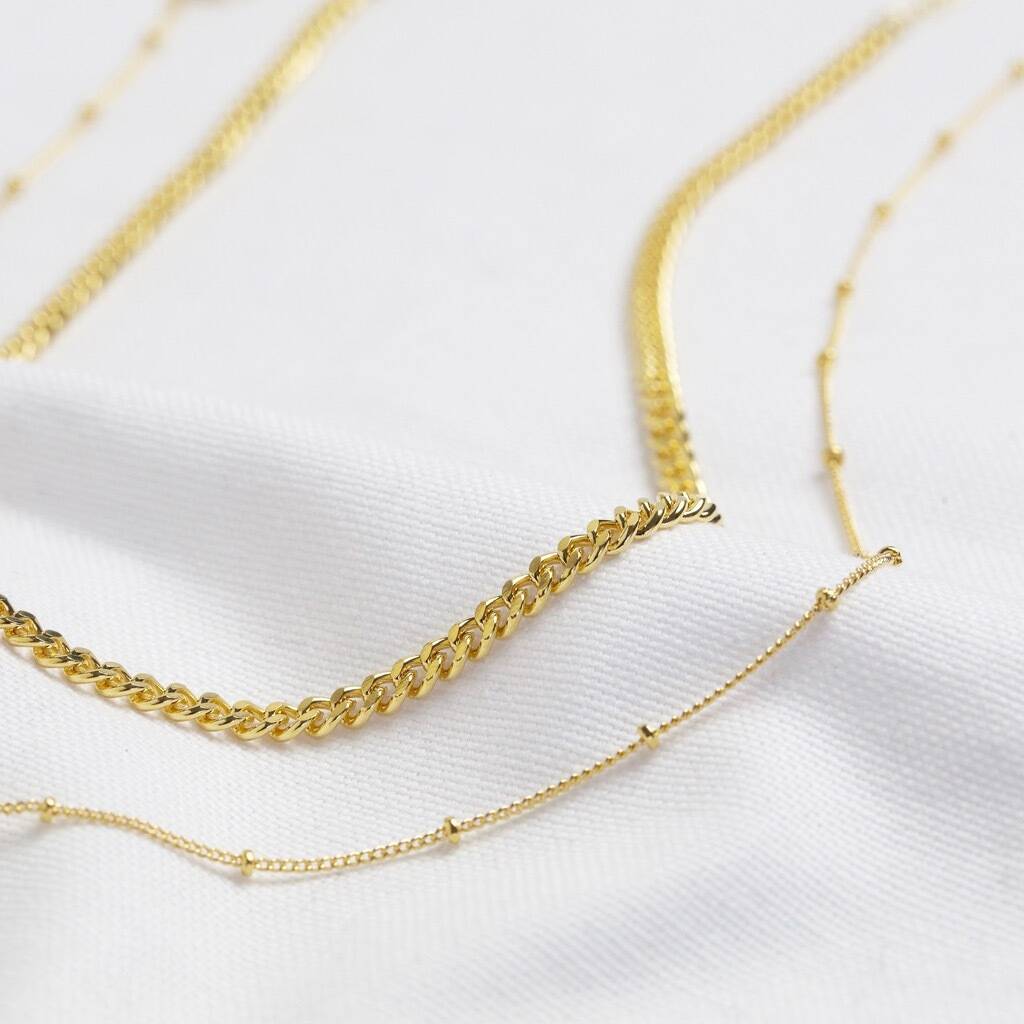 Set Of Two Chain Necklaces By Lisa Angel | notonthehighstreet.com