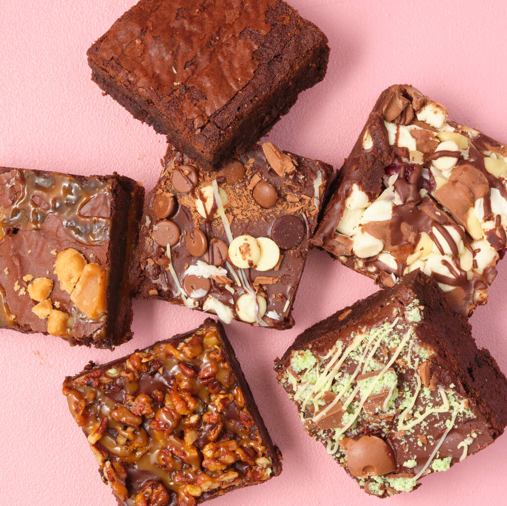 Assorted Chocolate Brownie Box By Lola's Cupcakes | notonthehighstreet.com