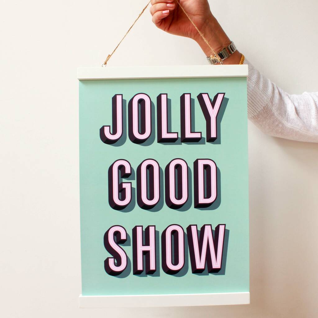 Positive Posh Quote A3 Poster By birdyhome | notonthehighstreet.com
