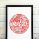 Liverpool Football Club Typography Print By Sketchbook Design ...
