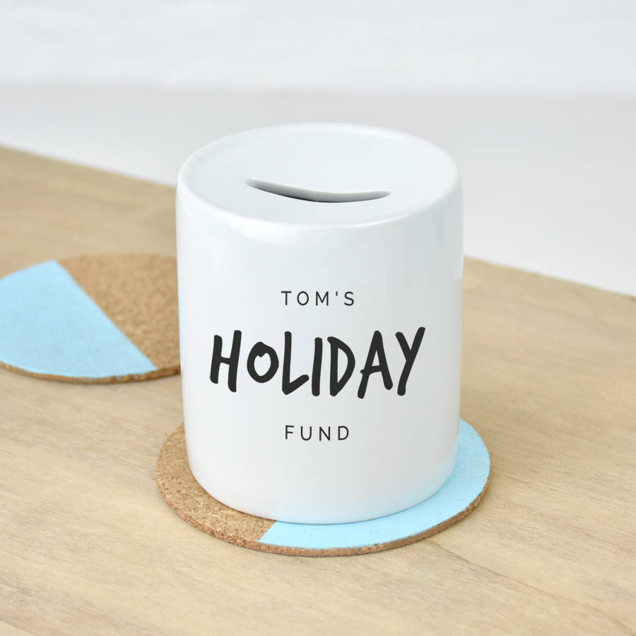 personalised money box by ellie ellie | notonthehighstreet.com