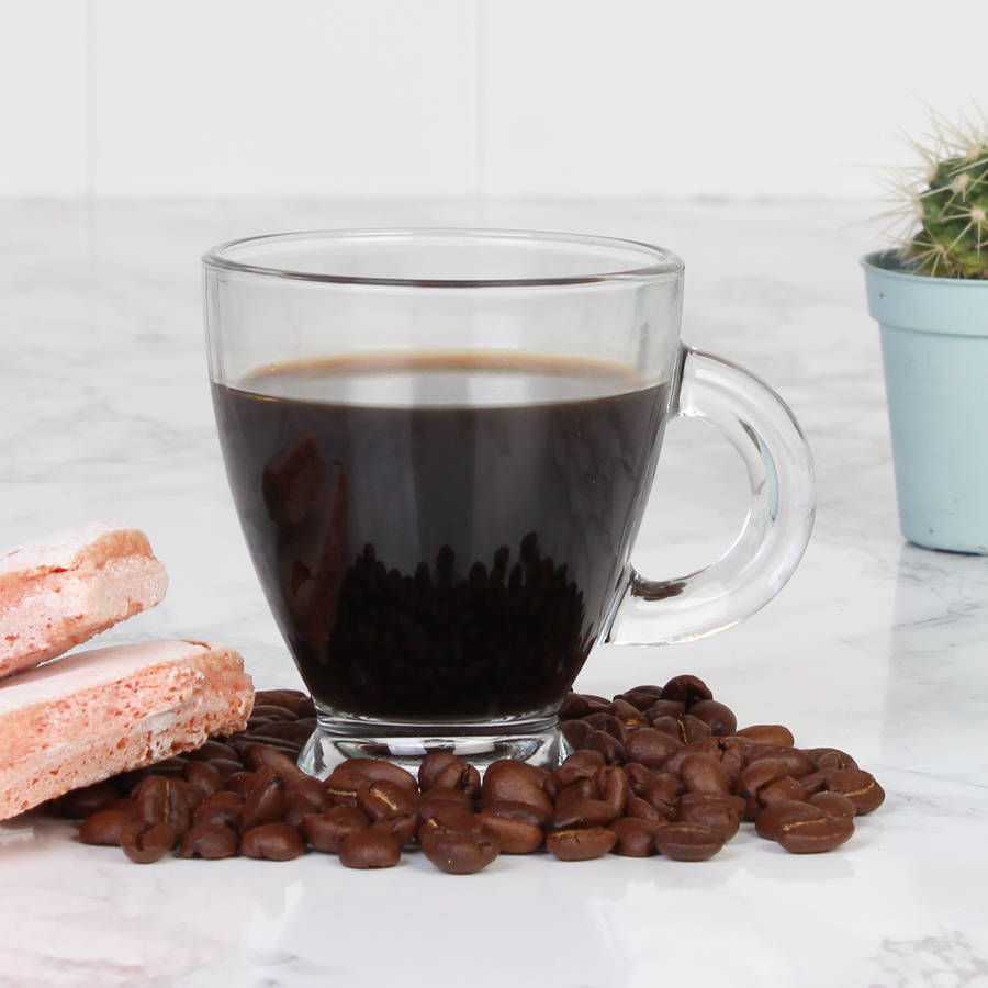 mulled wine tasse espresso glass mug by dibor | notonthehighstreet.com