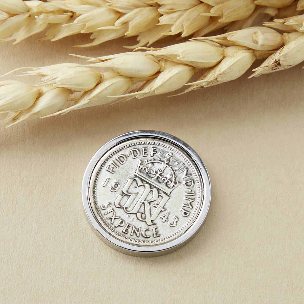 80th Birthday 1943 Sixpence Keepsake Coin Token By Ellie Ellie ...