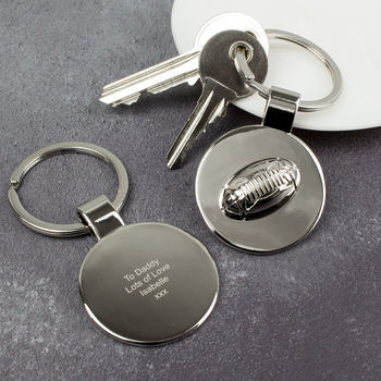 Rugby Ball Keyring By We Love To Create | notonthehighstreet.com