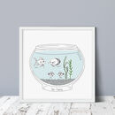 Personalised Family Print, Fish Bowl By Lizzie Chancellor ...
