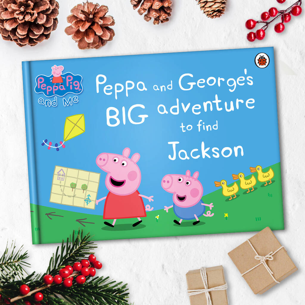 peppa pig: big adventure personalised book by penwizard ...
