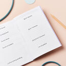 Weekly Reflections Journal By The Green Gables | notonthehighstreet.com