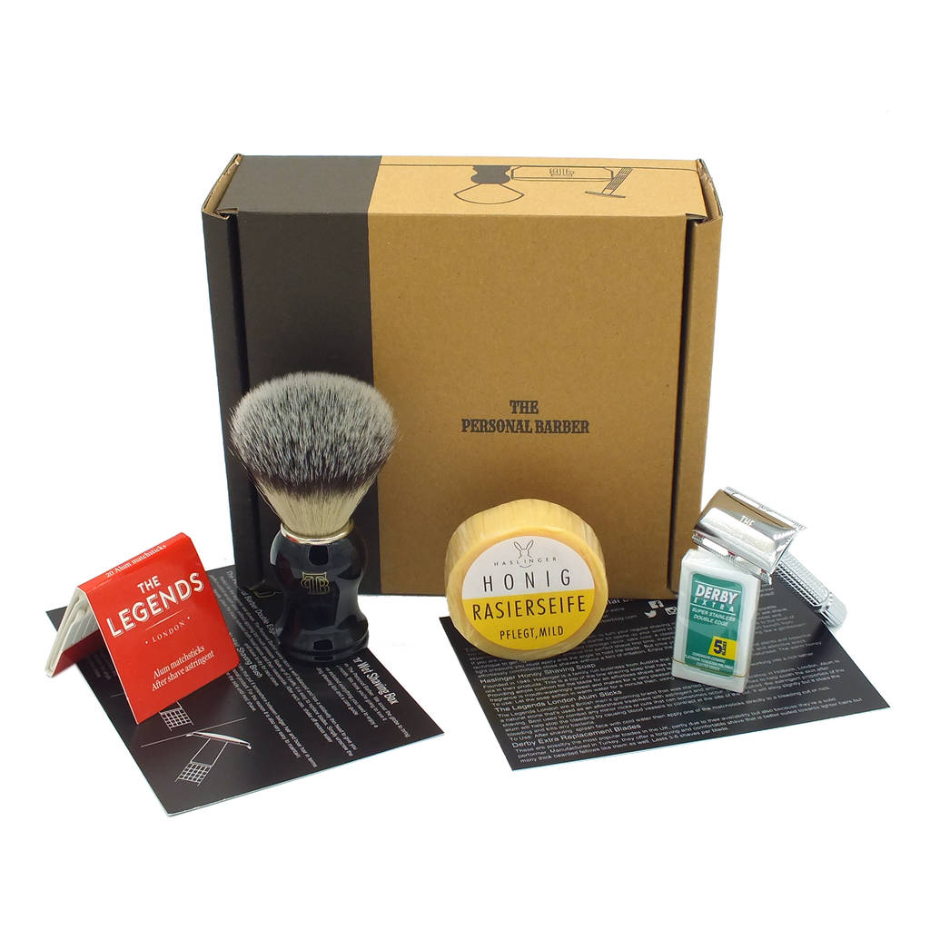 Traditional Barber's Shaving Starter Kit By The Personal Barber ...
