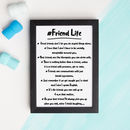 Hashtag Friend Life Print Quotes About Friends By Coconutgrass ...