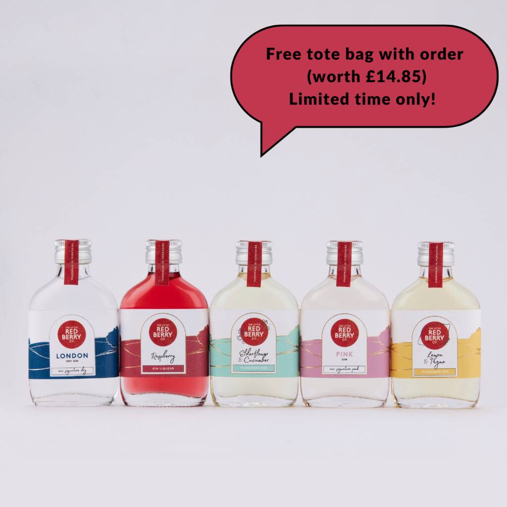 Set Of 10 Miniature Handmade Spirits By The Little Red Berry Co ...