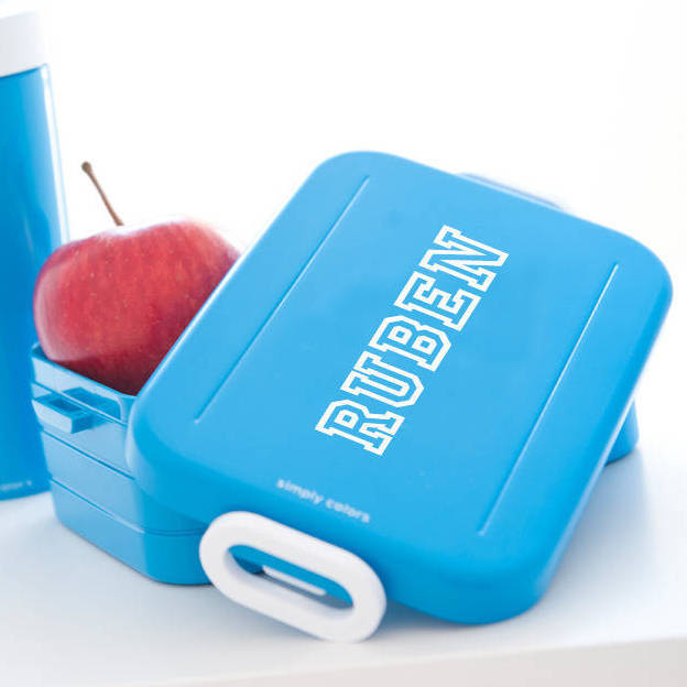 Personalised Name Lunch Box By Simply Colors Personalised Name Lunch Box By Simply Colors