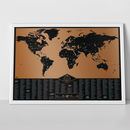 Scratch Map® Adventure Map™ Poster By Luckies | notonthehighstreet.com