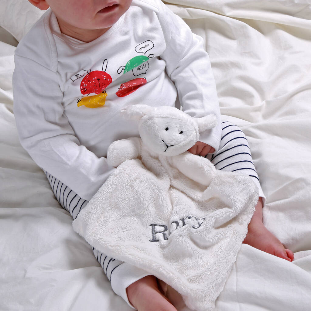 Personalised Super Soft Lamb Comforter By Duncan Stewart ...