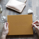 Beautifully Bespoke Visitors Book By Be Golden | notonthehighstreet.com