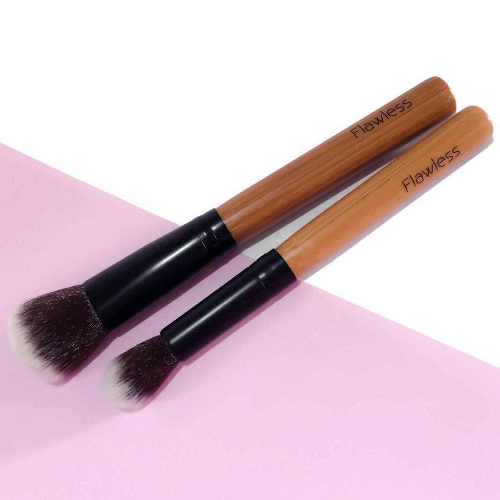 Flawless Contour And Highlighter Makeup Brush Duo By Flawless ...