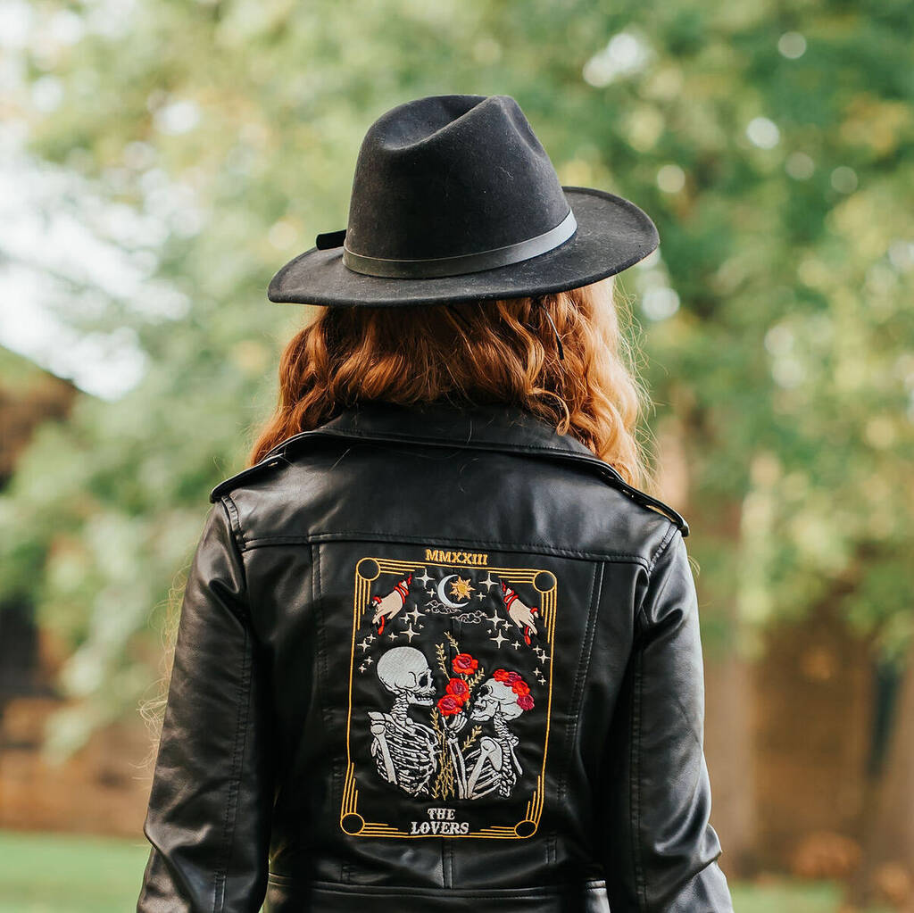 The Lovers Tarot Card Cropped Bridal Jacket By Niamh Designs