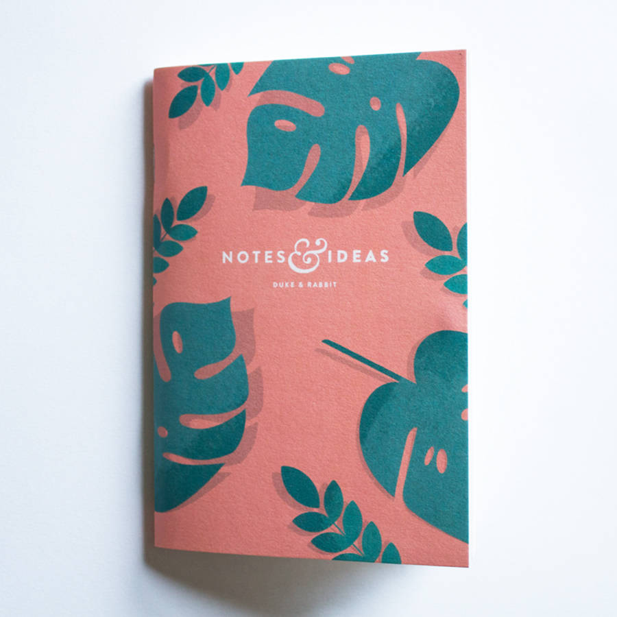 Pair Of Exotic Plant Pocket Notebooks By Duke & Rabbit ...