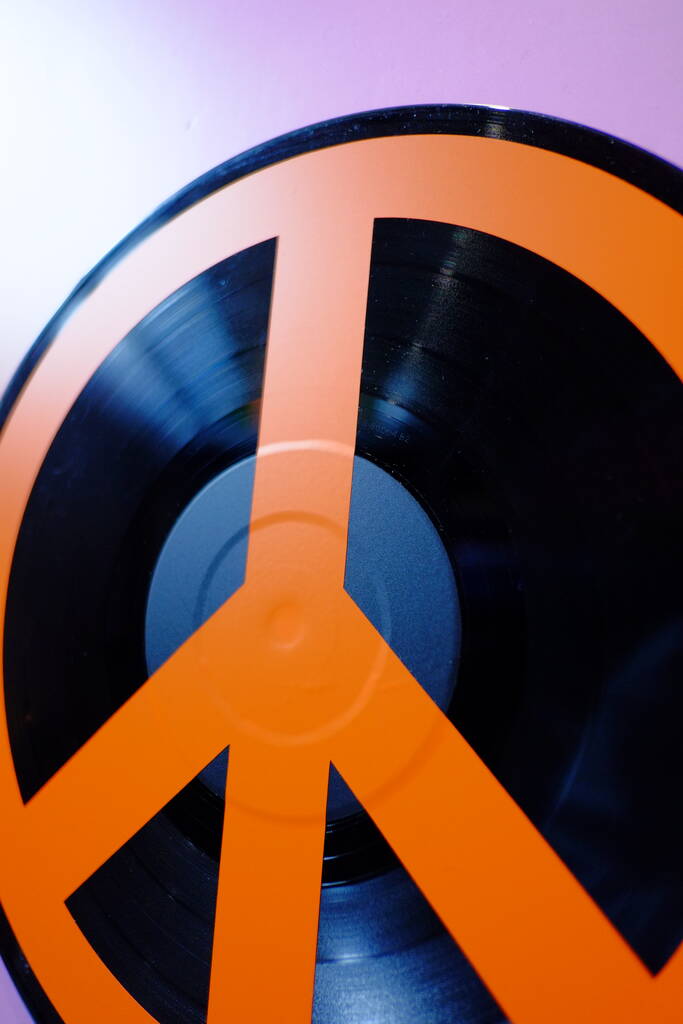 Peace Sign Upcycled 12' Lp Vinyl Record Decor By Yil Printworks ...