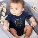 'happy 1st Father's Day Daddy' Baby Grow By Precious Little Plum ...