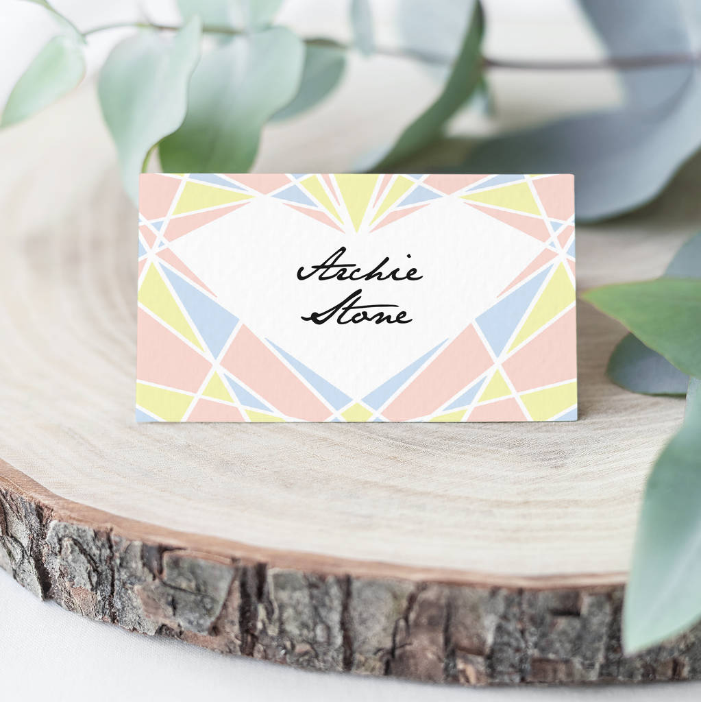 Art Deco Heart Wedding Place Cards Pack 10 By Fawn Thistle art-deco-heart-wedding-place-cards-pack-10-by-fawn-thistle