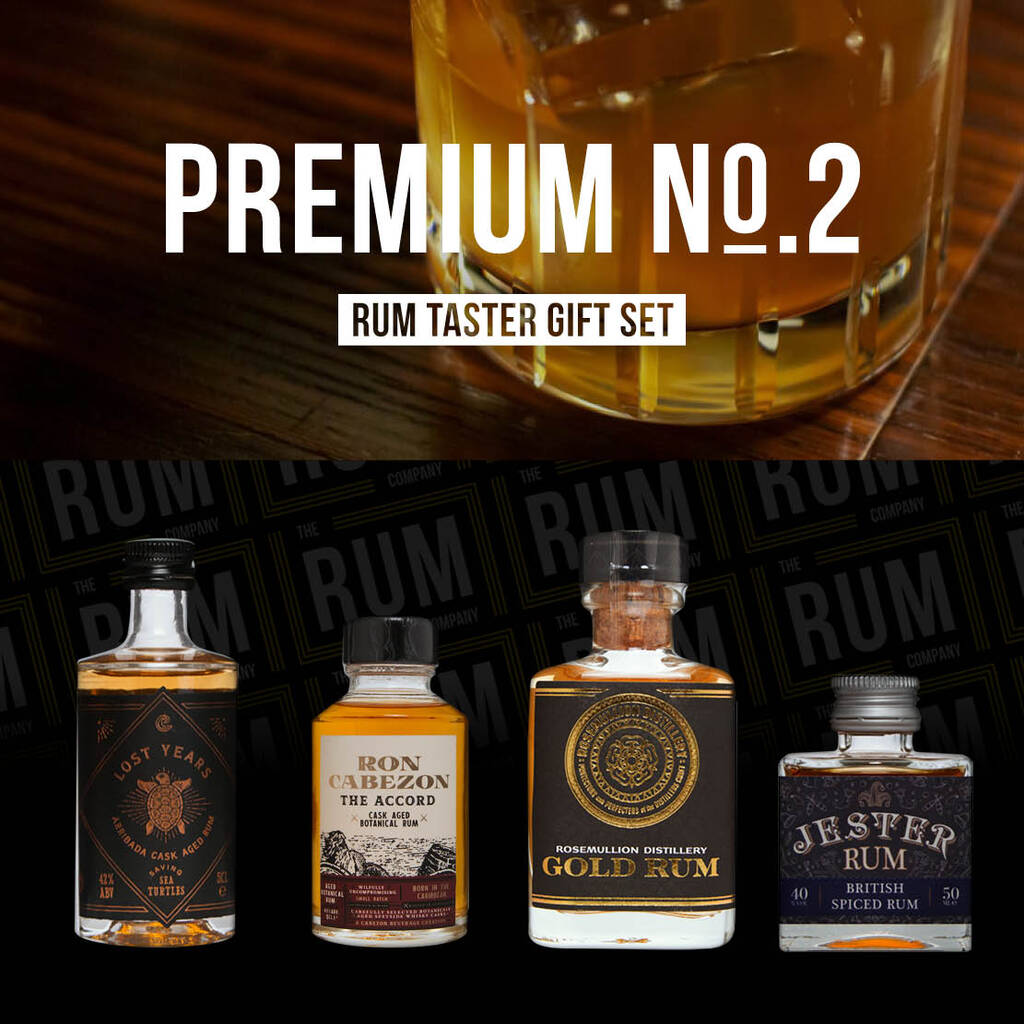 Premium Rum Taster Set Gift Box Two By The Rum Company ...
