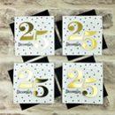 Set Of Six Kraft December 25 Christmas Cards By Lisa Walker Studio ...