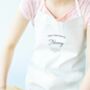 First Christmas As Nanny Personalised Apron By Chips & Sprinkles ...