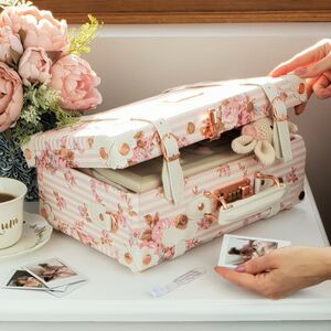 Stunning Keepsake Suitcase In Vintage Floral By Natural Baby Box ...