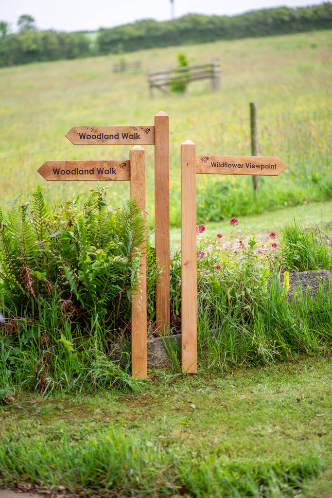 Engraved House Name Driveway Post By Grain Designs