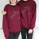 Origami Paper Plane Sweatshirt By Acies Co | notonthehighstreet.com