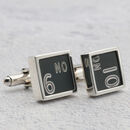 concorde sterling silver cufflinks by hepburn & hughes ...