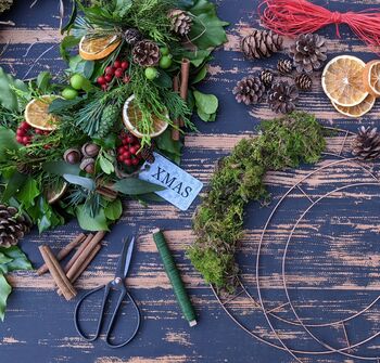 Classic Christmas Diy Wreath Making Kit By The Danes ...
