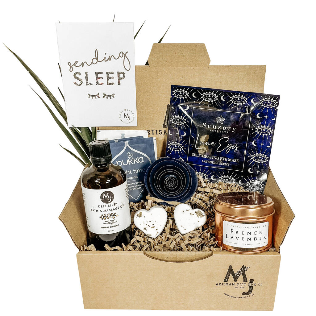 Sleep Care Gift Box | Vegan | All Natural By Mama Jewels artisan gift ...
